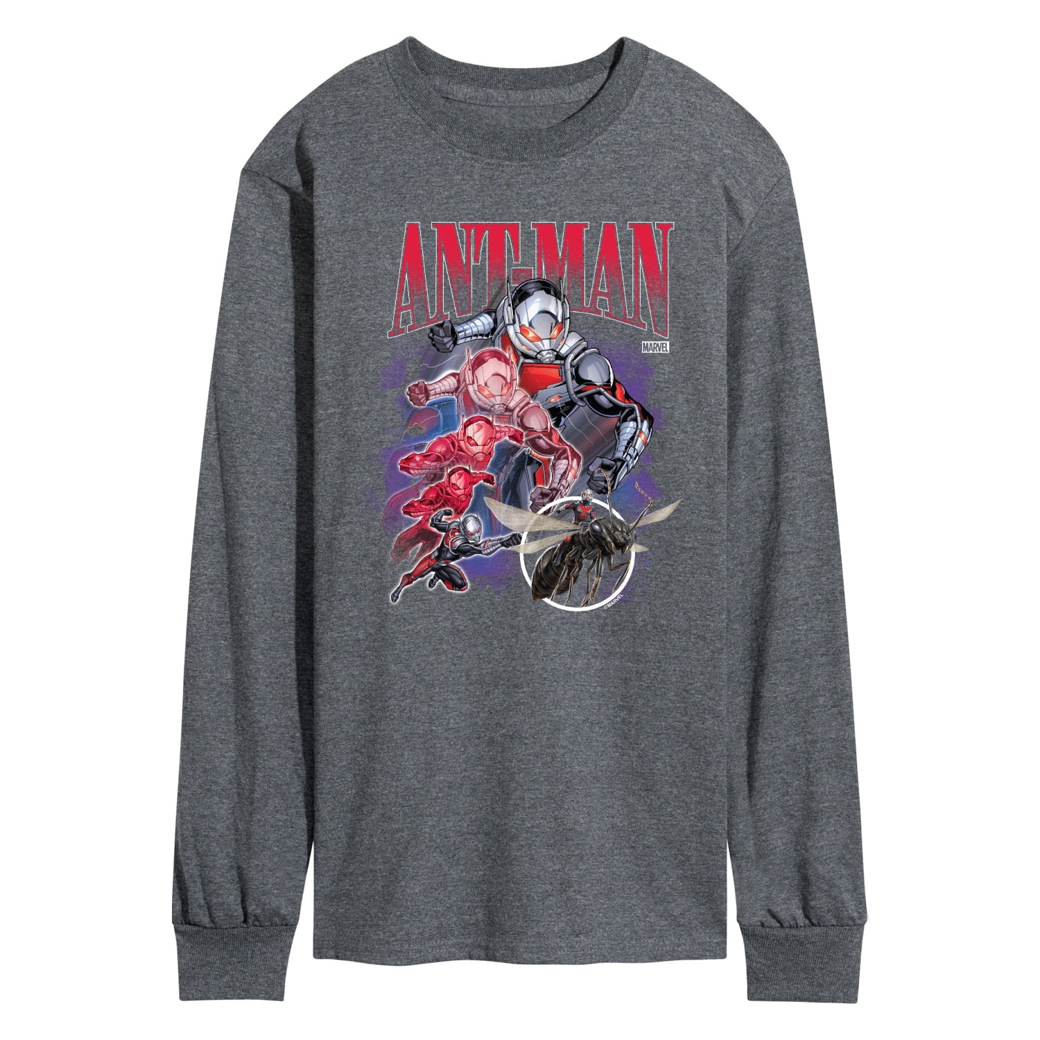 Marvel - Antman Collage - Men's Long Sleeve Graphic T-Shirt - Walmart.com