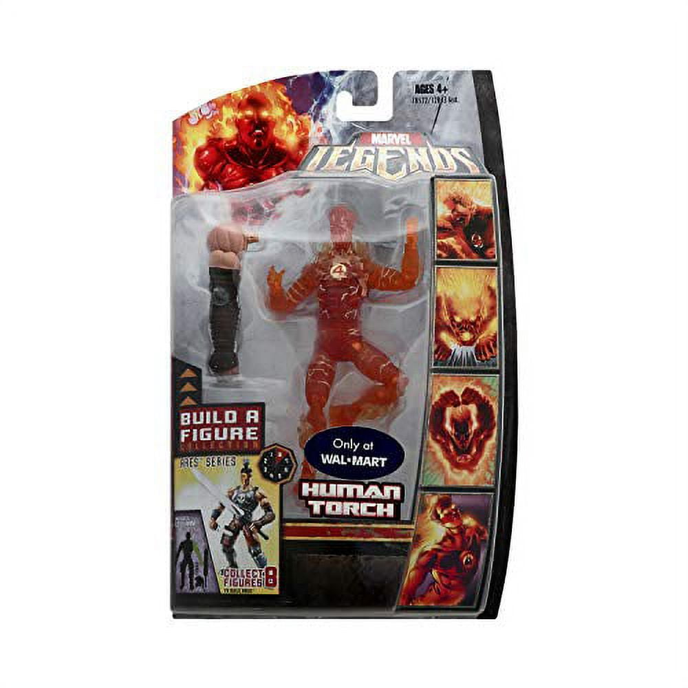Marvel Ares Build a Figure Human Torch Action Figure (Jim Lee Variant ...