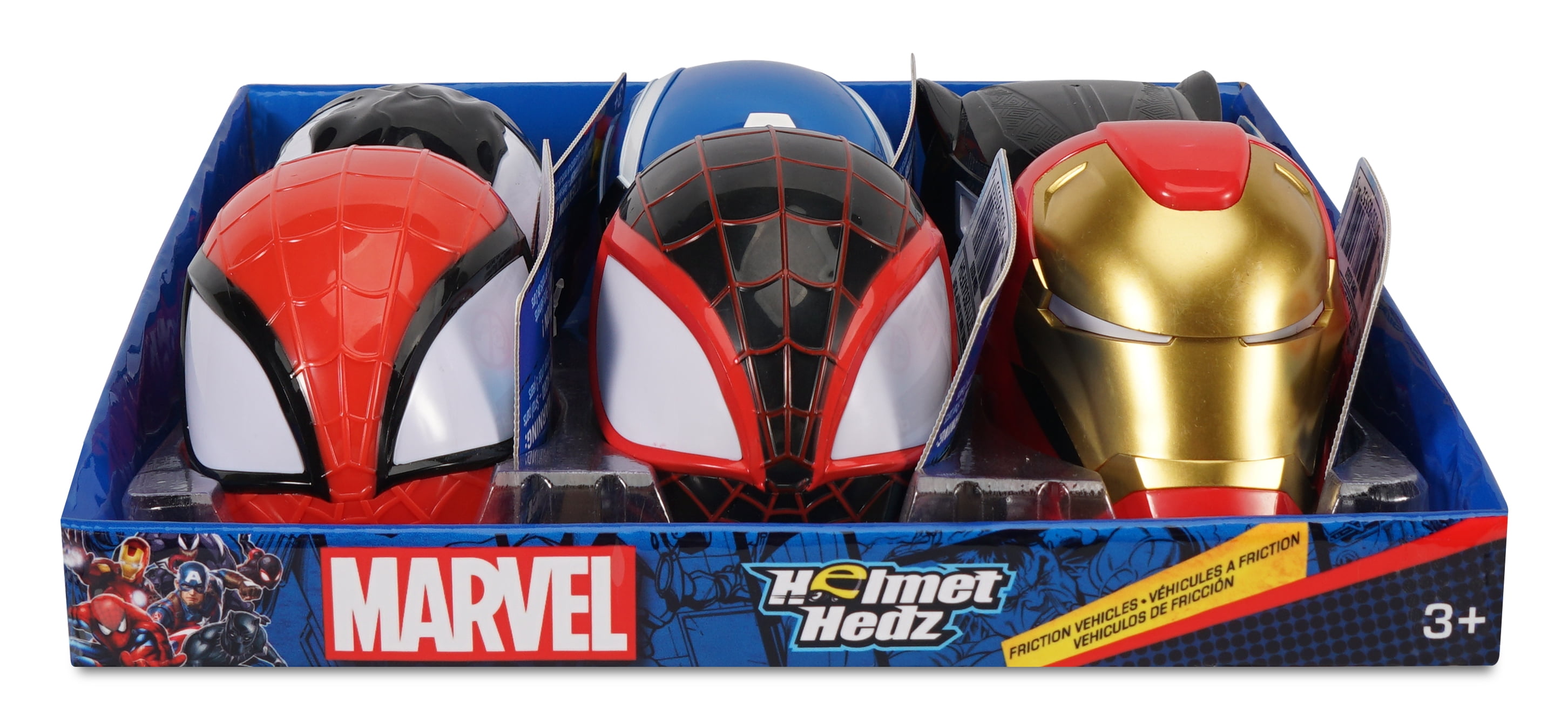 Marvel Assorted Helmet Hedz Friction Powered Vehicle - Walmart.com