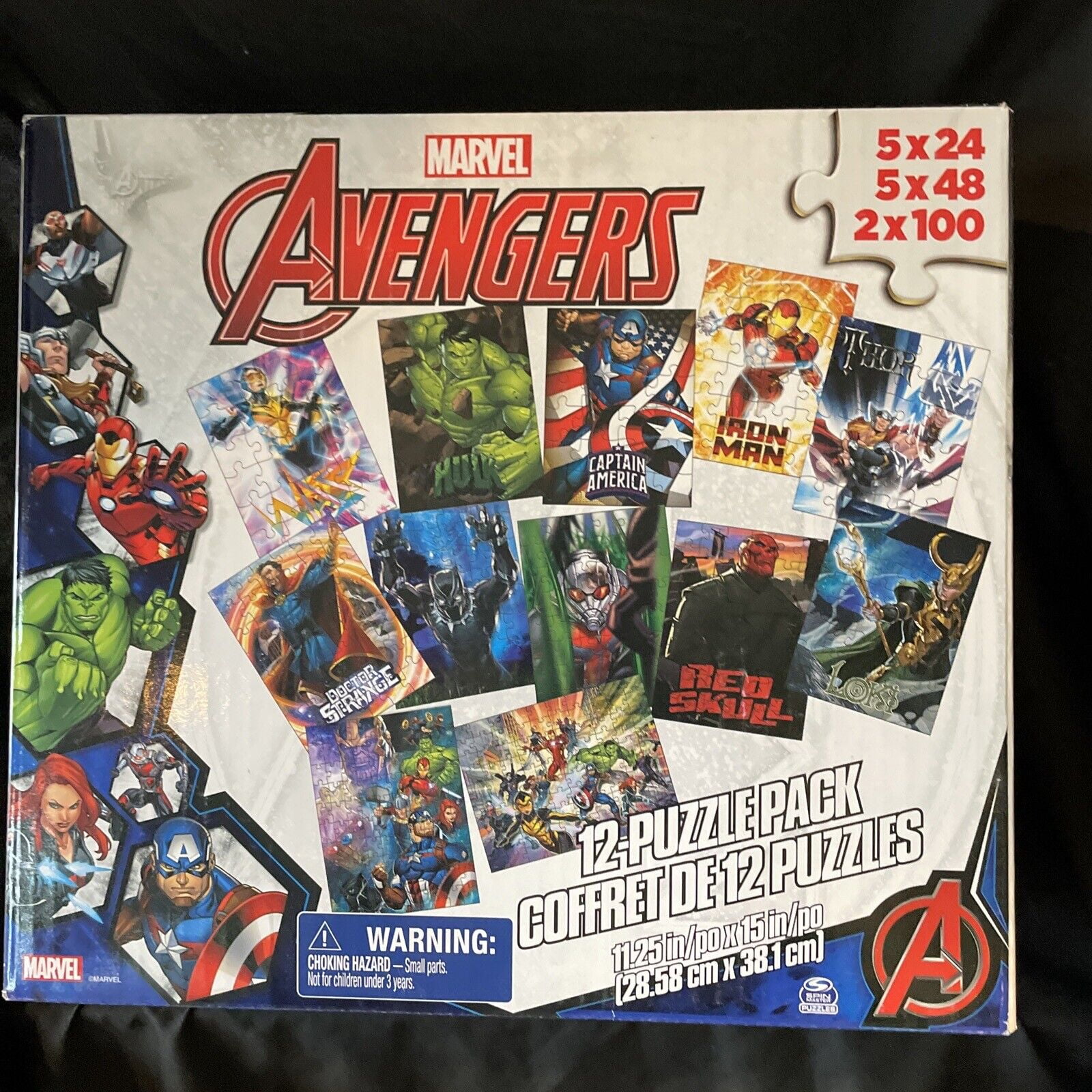 Marvel Avengers 12 Puzzle Pack - Fun Jigsaw Bundle - Walmart.com