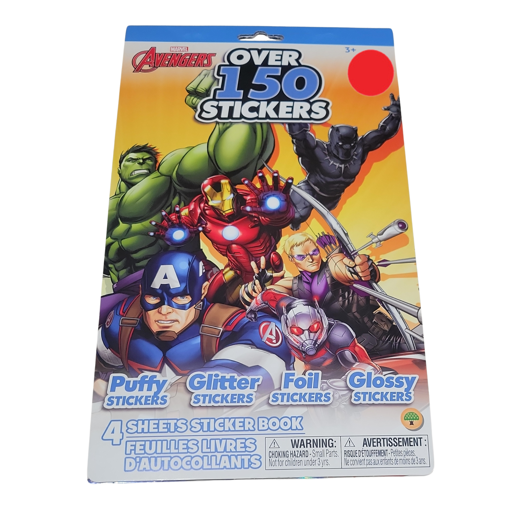 Marvel Avengers 4 Sheet Sticker Pad - Walmart.com