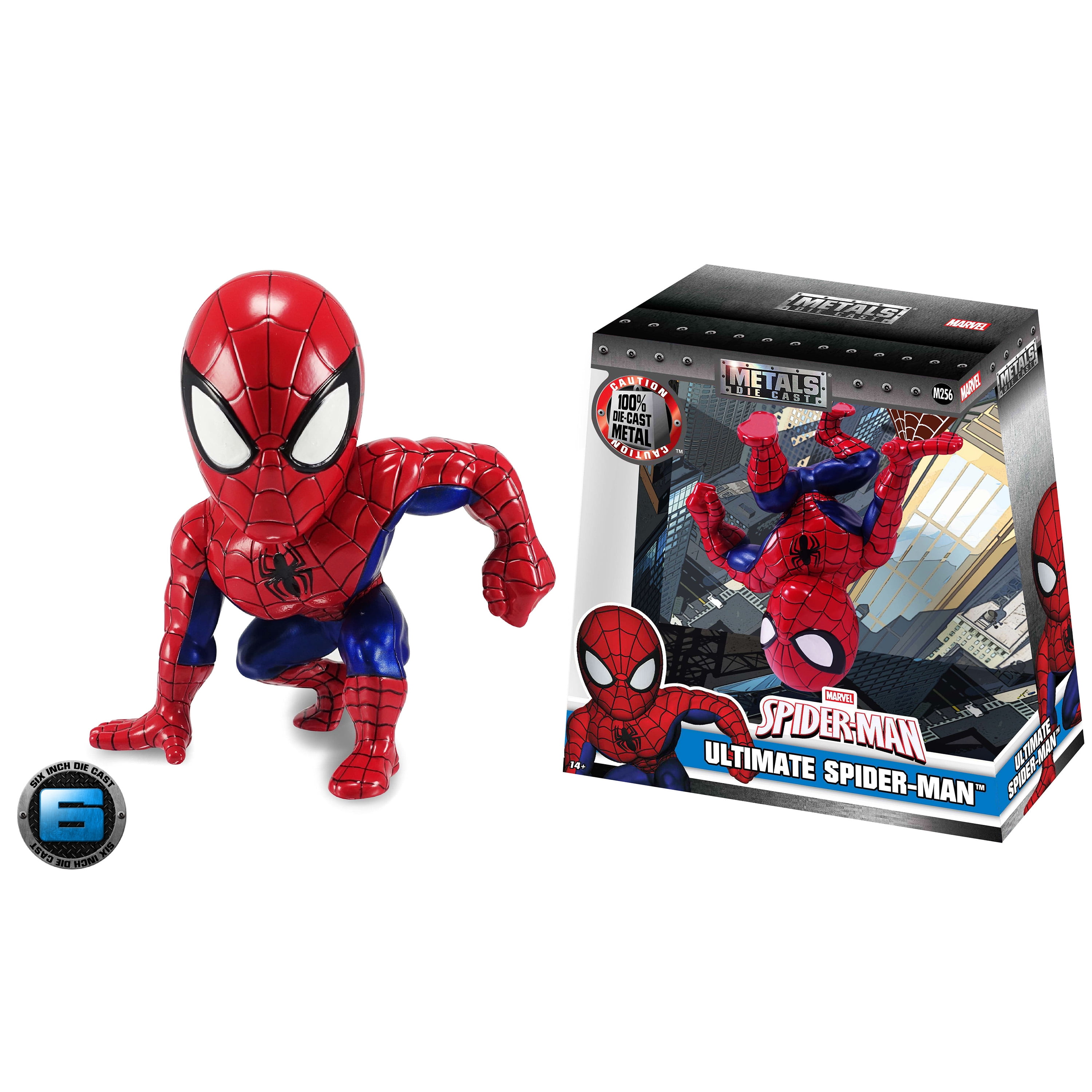 Marvel Avengers 6" Ultimate Spider-Man Die-Cast Figure - Walmart.com
