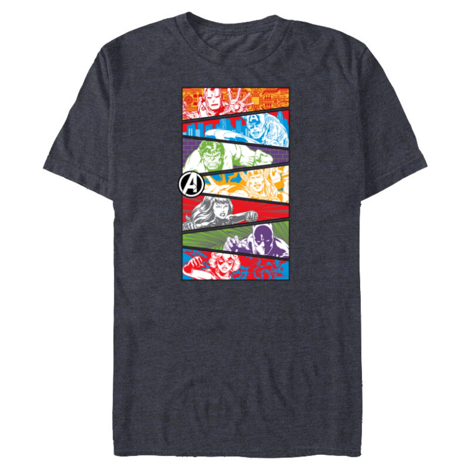 Marvel Avengers 60th Anniversary Classic Color Slices Retro- Short ...