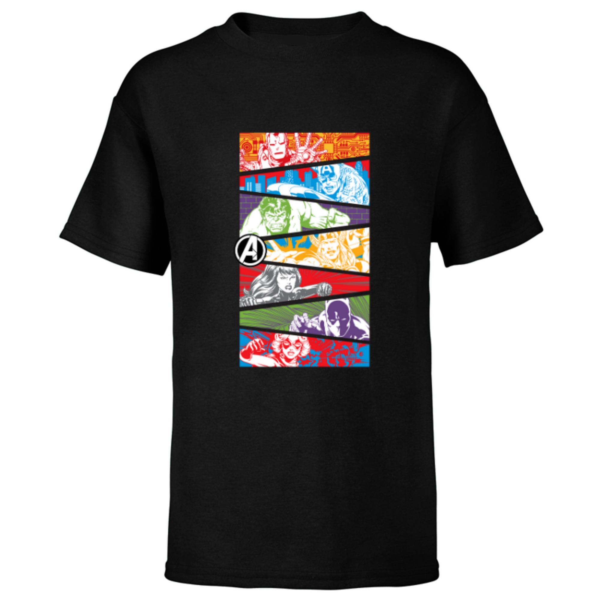 Marvel Avengers 60th Anniversary Classic Color Slices Retro- Short ...