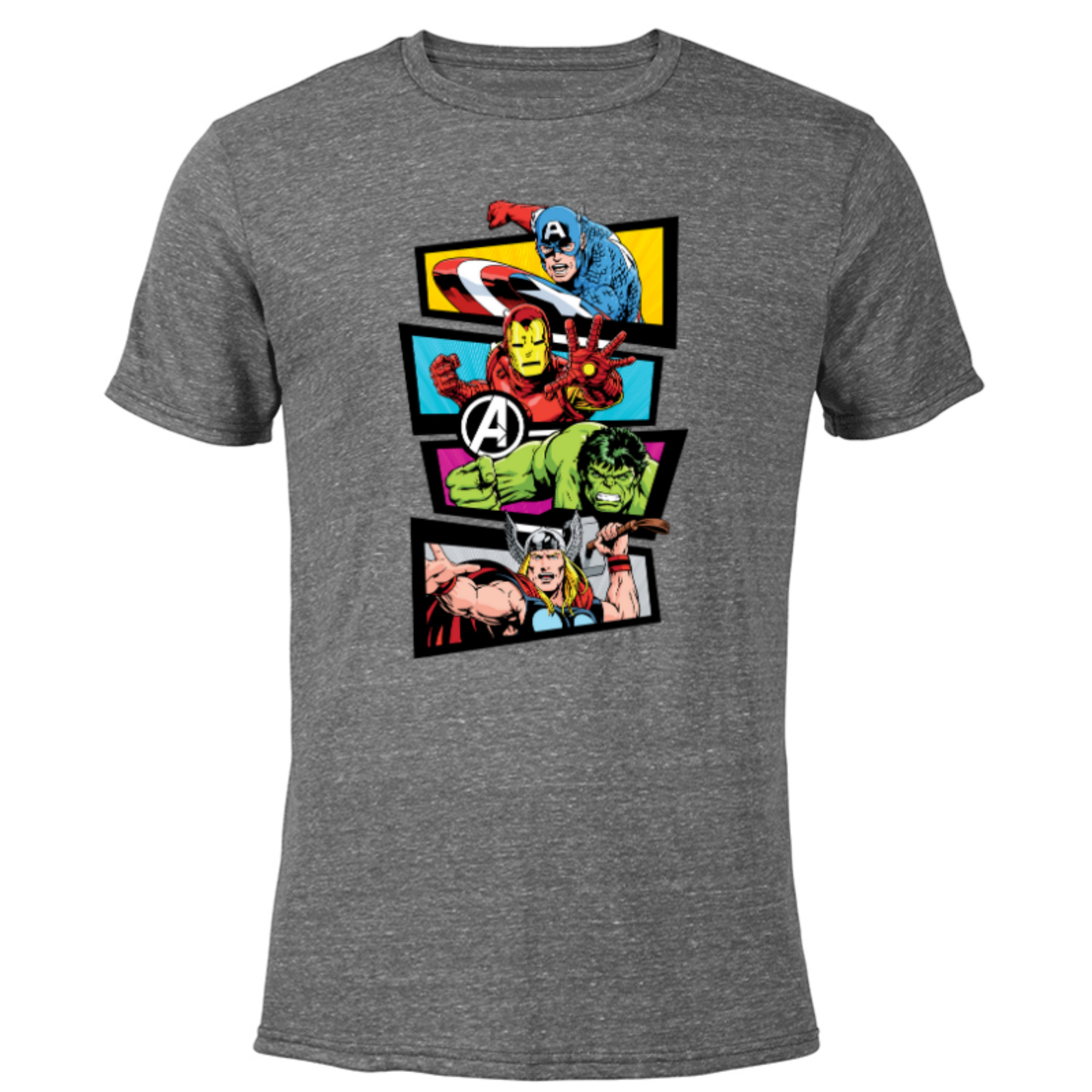 Marvel Avengers 60th Anniversary Four Heroes Retro Classic- Short ...