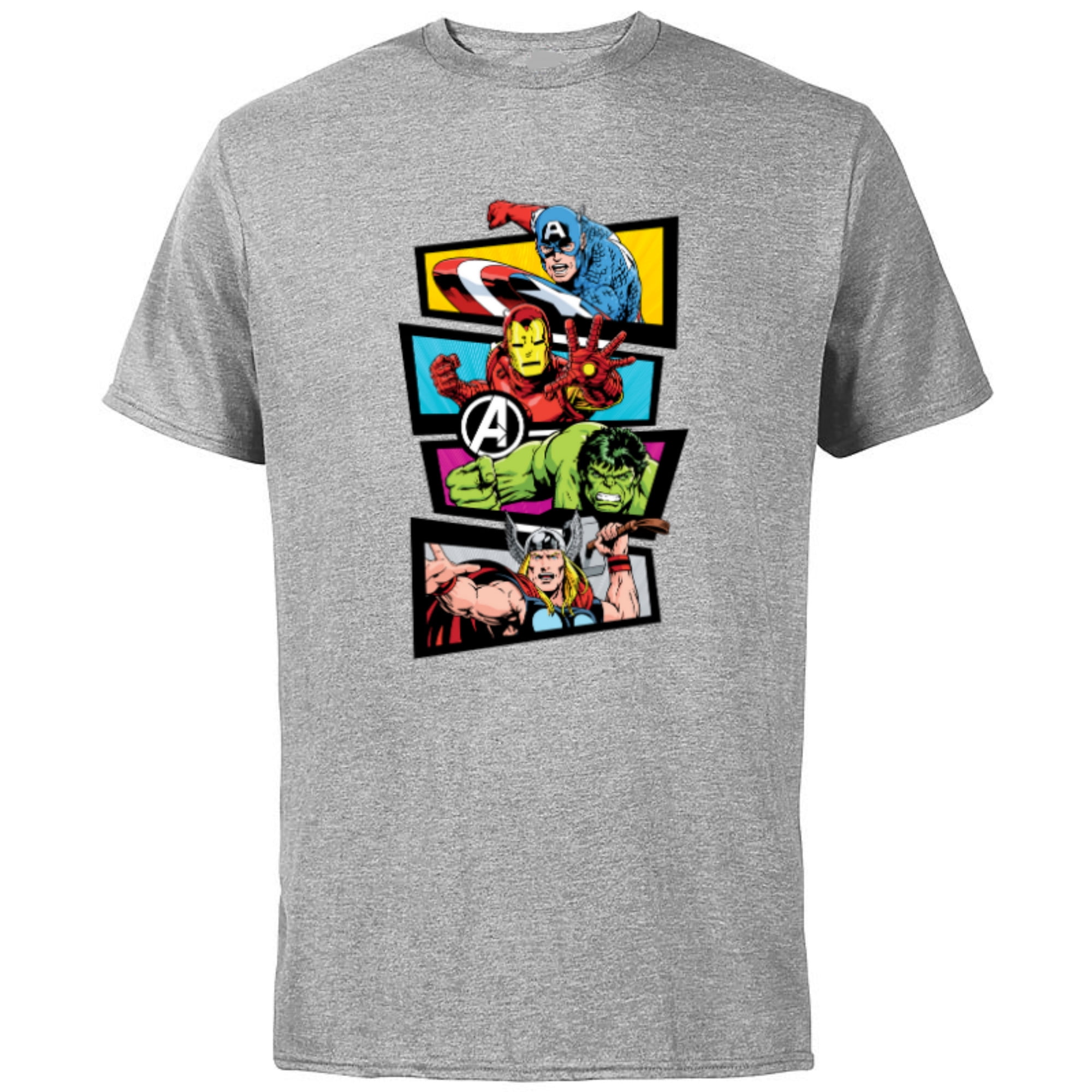 Marvel Avengers 60th Anniversary Four Heroes Retro Classic- Short ...