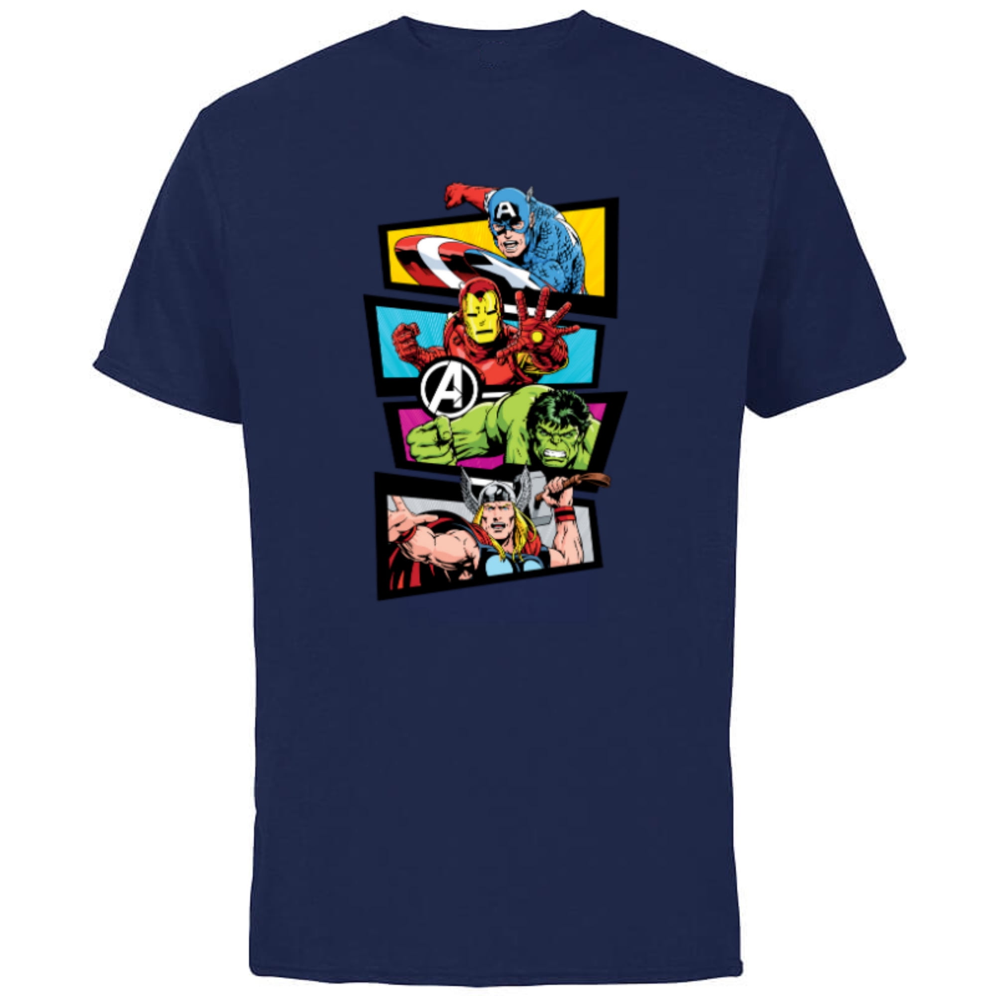 Marvel Avengers 60th Anniversary Four Heroes Retro Classic- Short ...