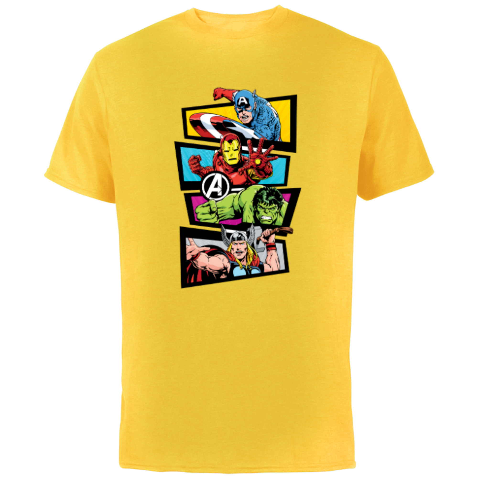 Marvel Avengers 60th Anniversary Four Heroes Retro Classic- Short ...