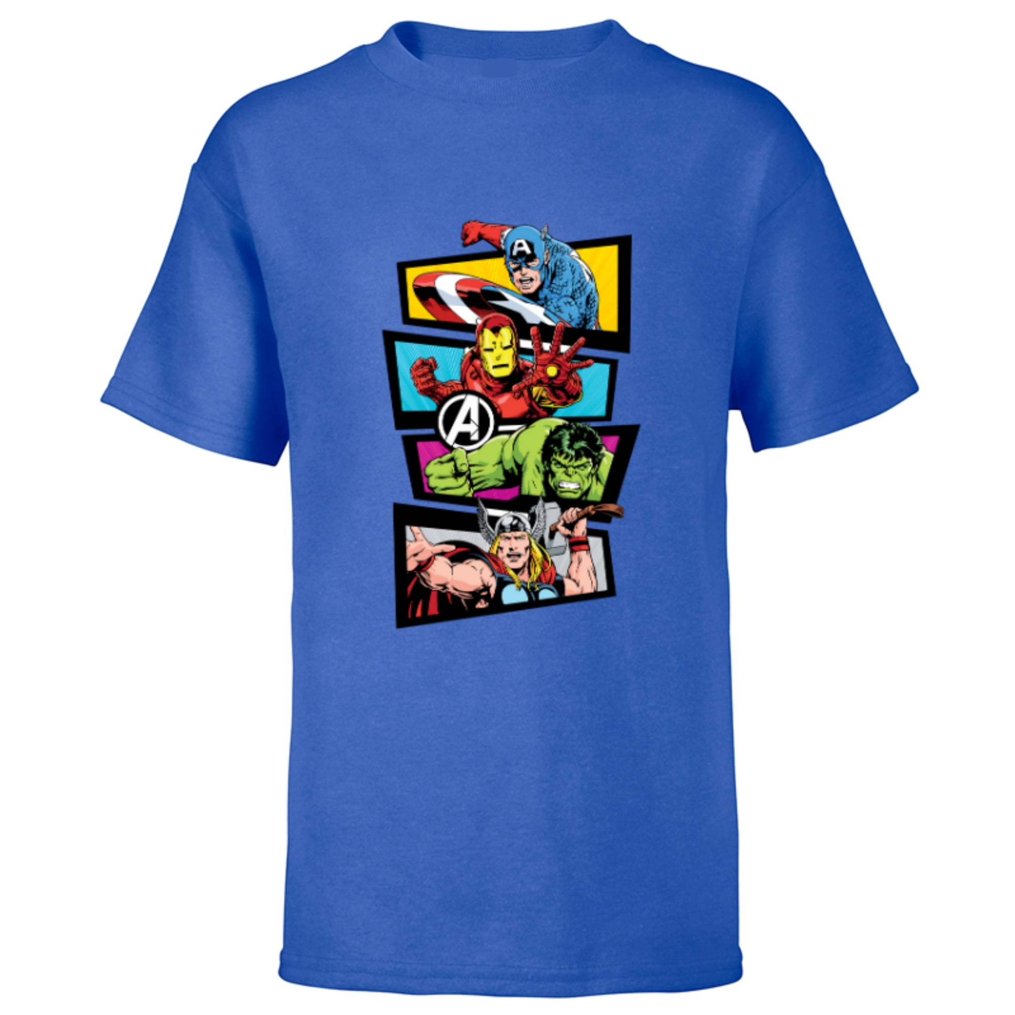 Marvel Avengers 60th Anniversary Four Heroes Retro Classic- Short ...