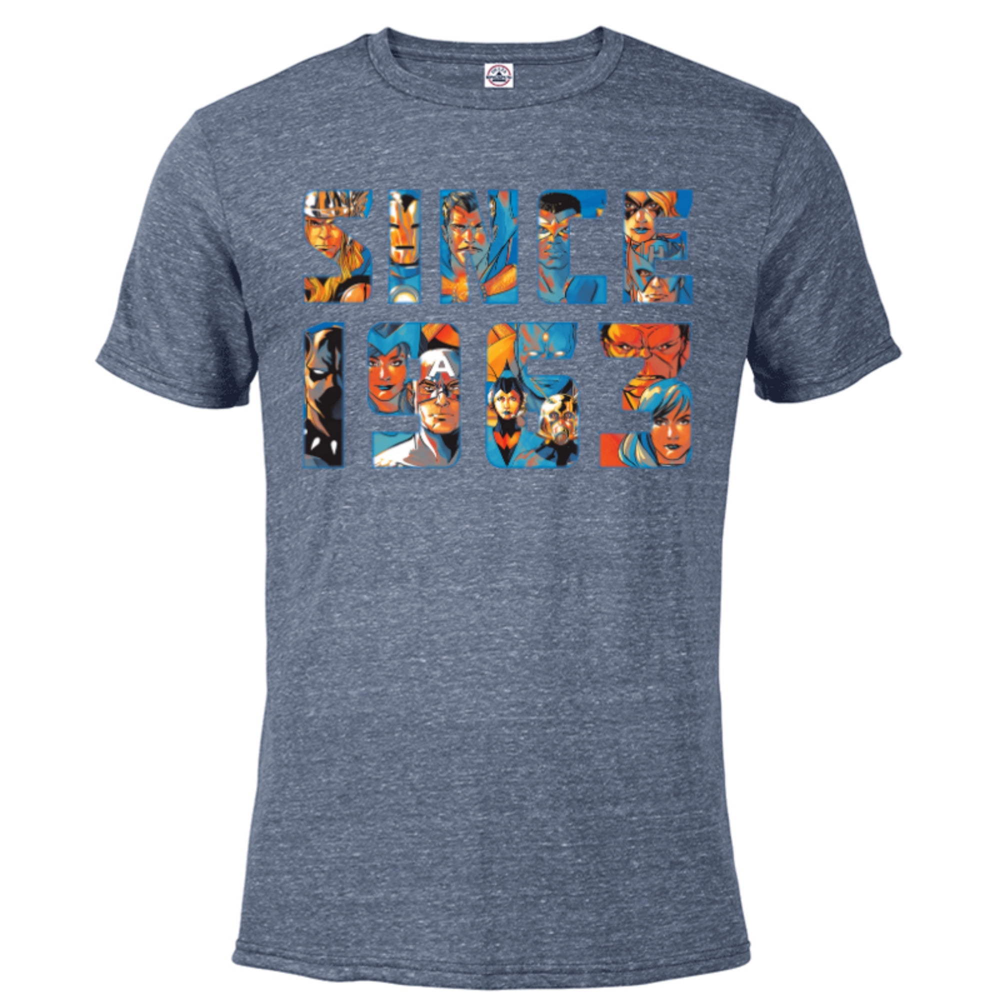 Marvel Avengers 60th Anniversary Since 1963 Retro Classic- Short Sleeve ...