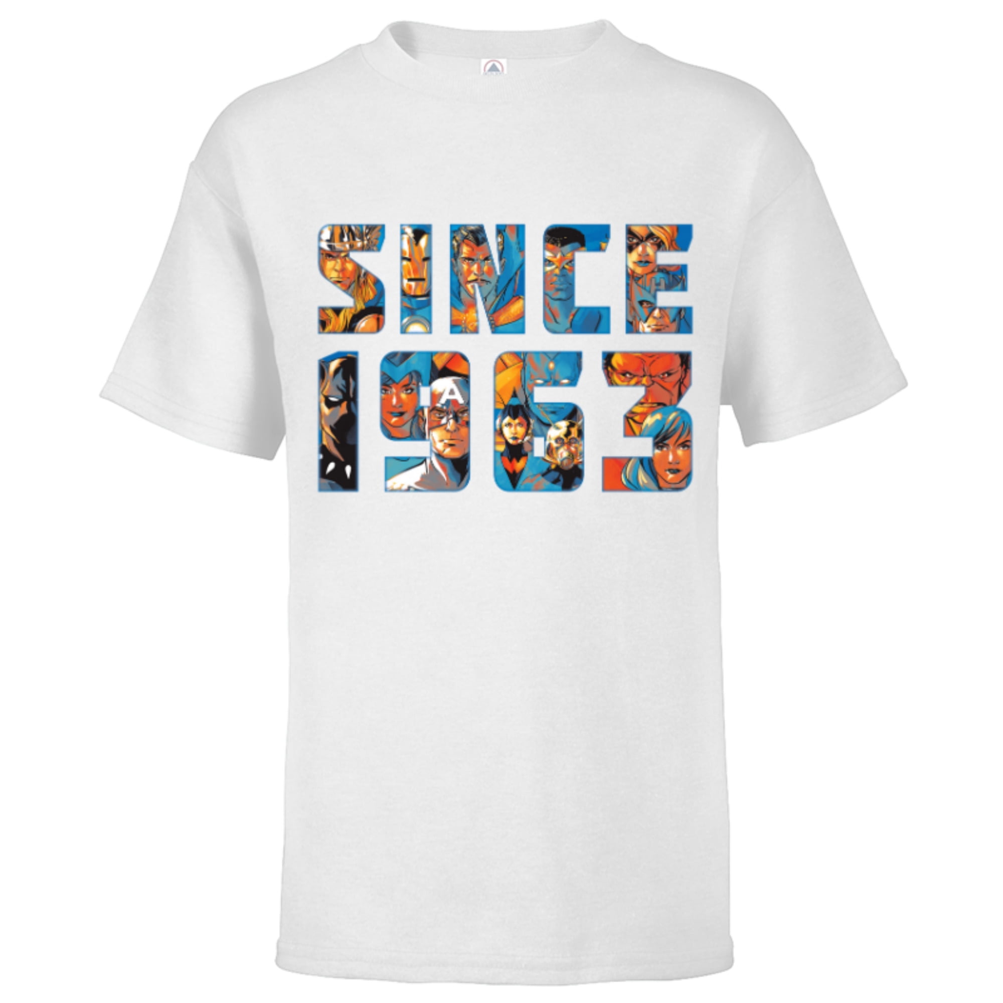Marvel Avengers 60th Anniversary Since 1963 Retro Classic- Short Sleeve ...