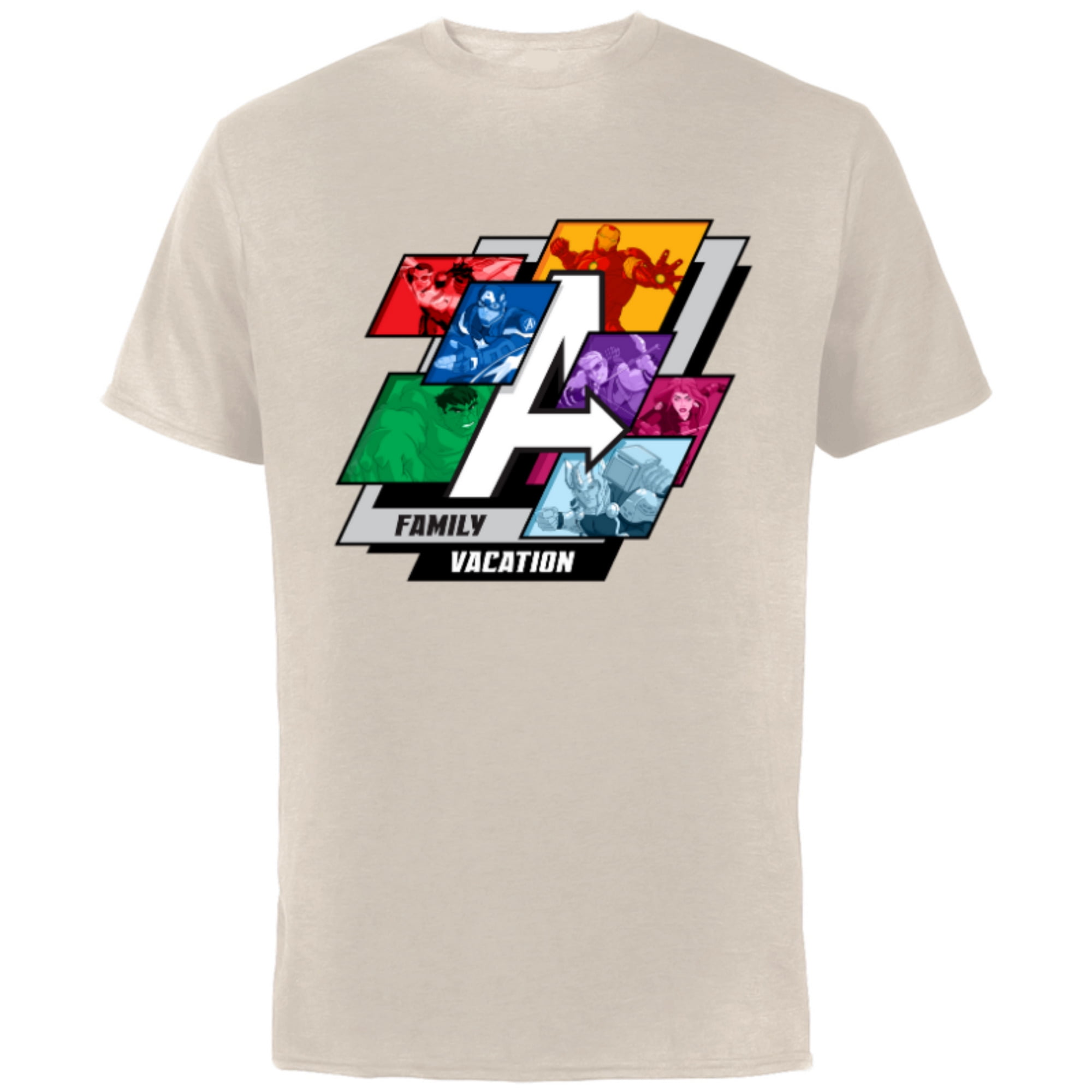 Marvel Avengers A-Logo Family Vacation Trip Travel - Short Sleeve ...