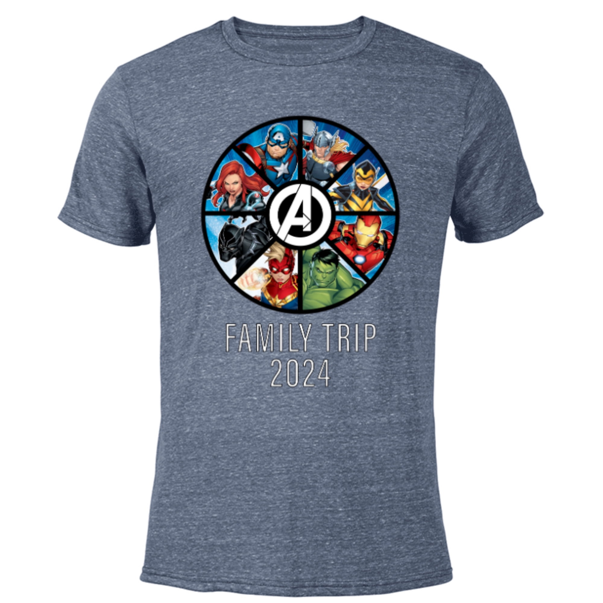 Marvel Avengers A-logo Circle Super Hero Family Trip 2024 - Short ...