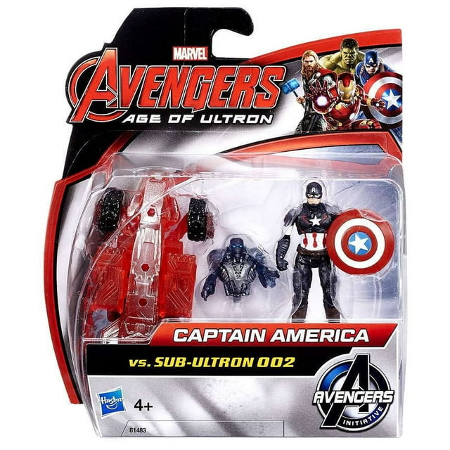 Marvel Avengers Age of Ultron Captain America Vs. Sub-Ultron 002 Figure ...