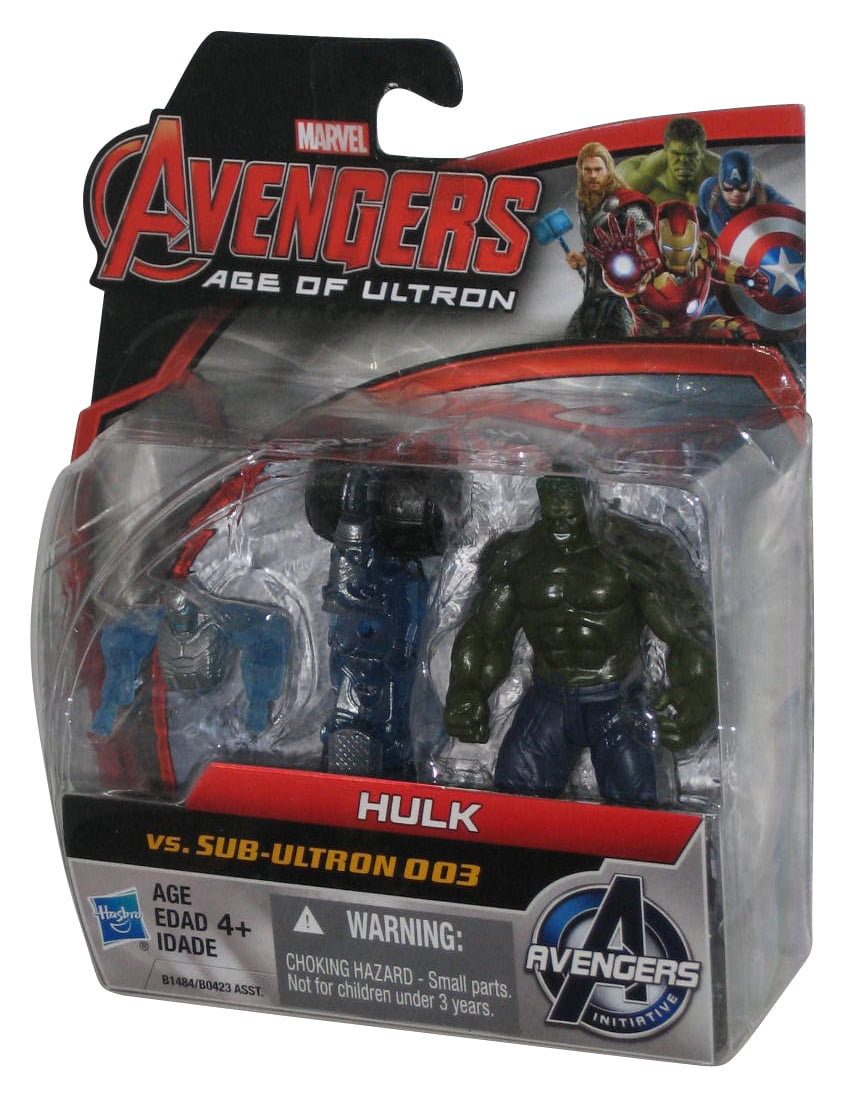 Marvel Avengers Age of Ultron Hulk vs Sub-Ultron 003 2.5-inch Figure 2 ...