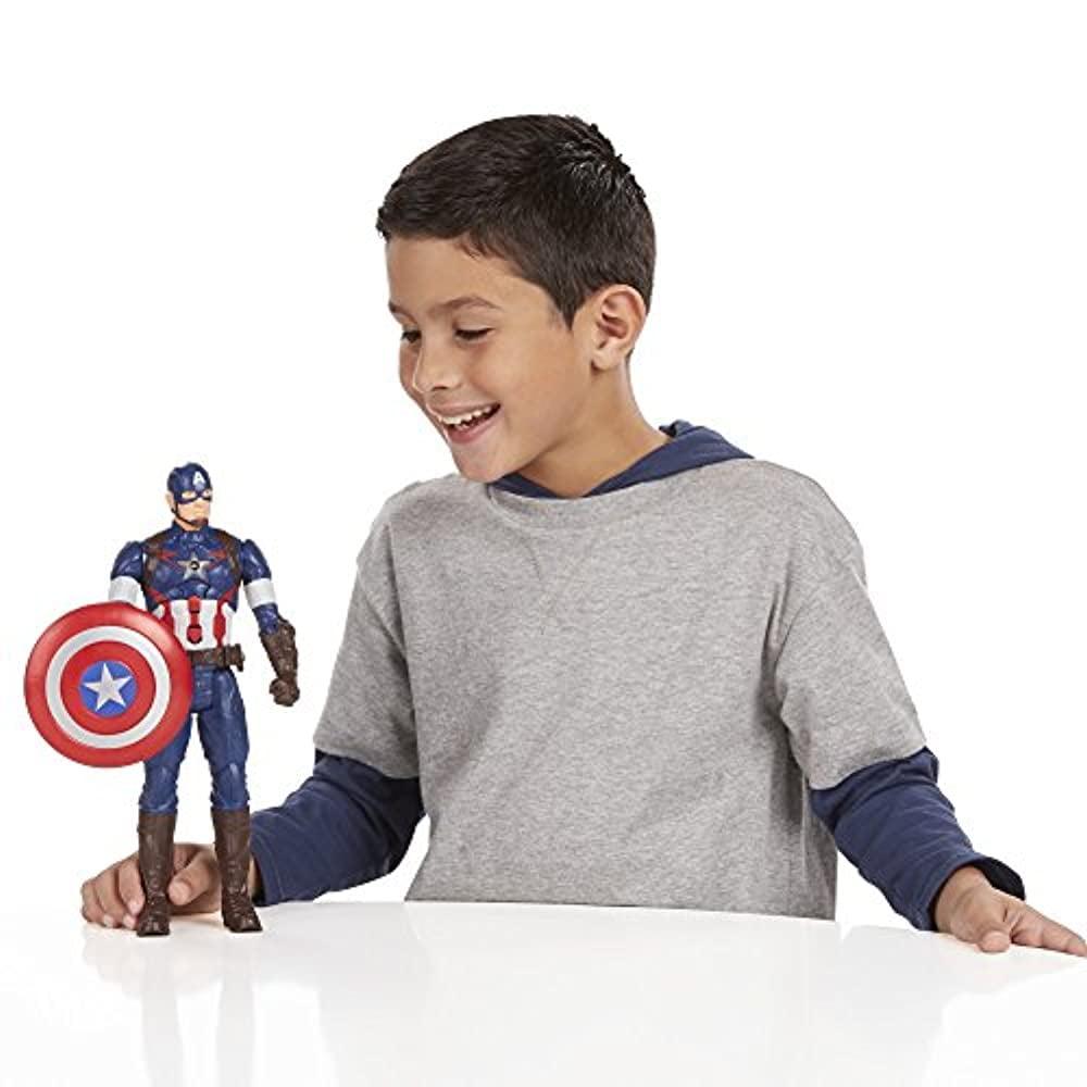 Marvel Avengers Age of Ultron Titan Hero Tech Captain America 12 Inch ...