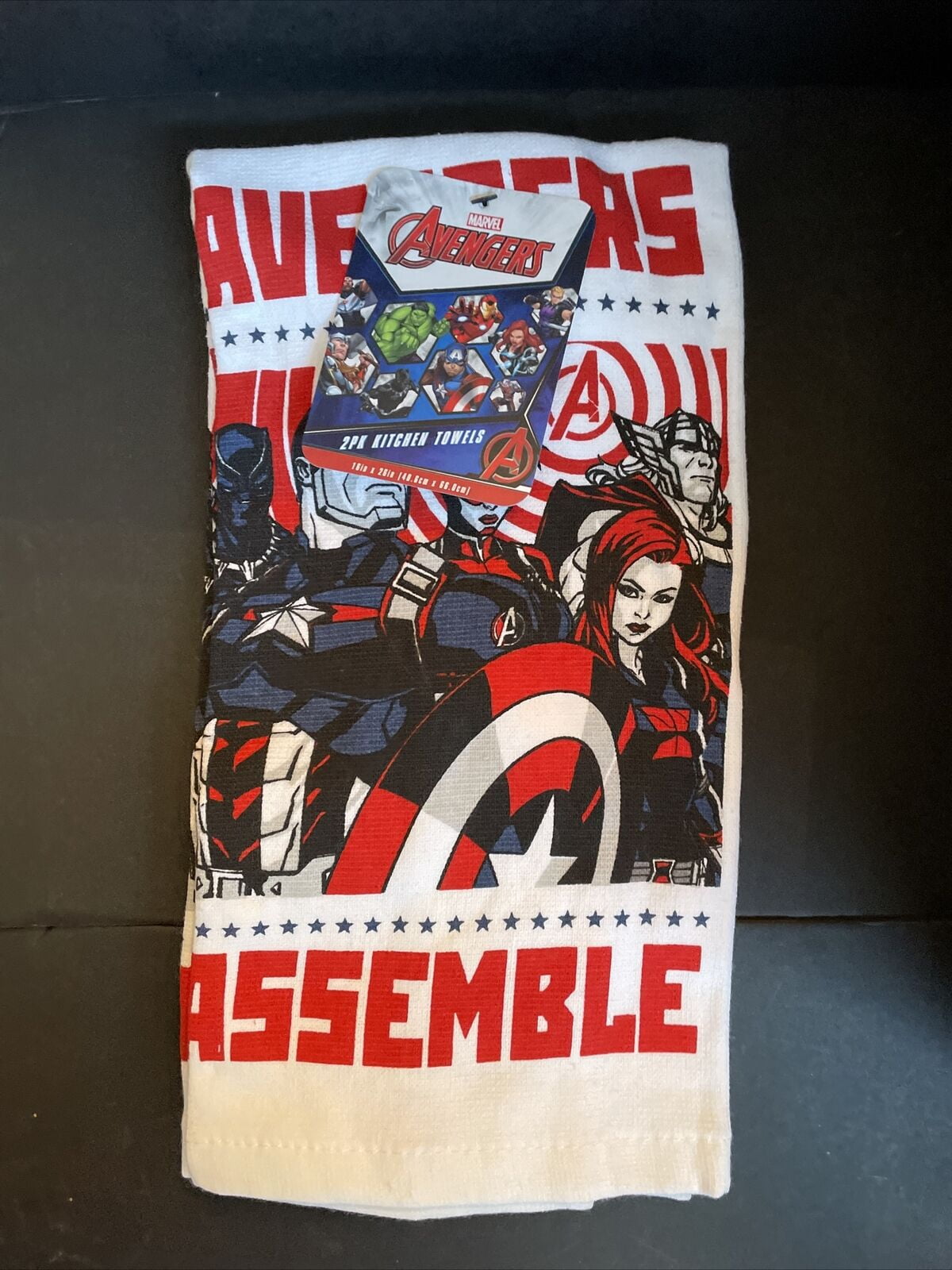 Marvel Avengers Assemble 2pk Kitchen Towels New - Walmart.com