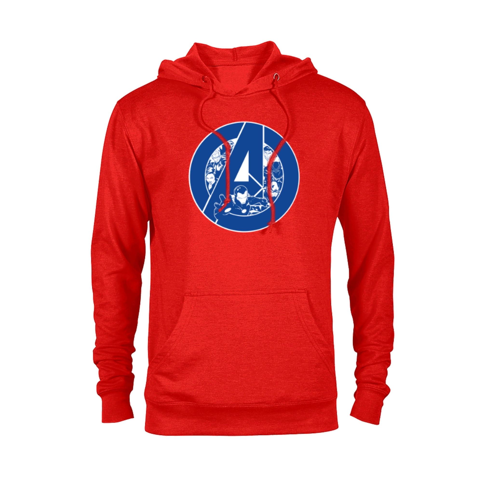 Marvel Avengers Assemble A-Logo Team Blue - Pullover Hoodie for Adults ...