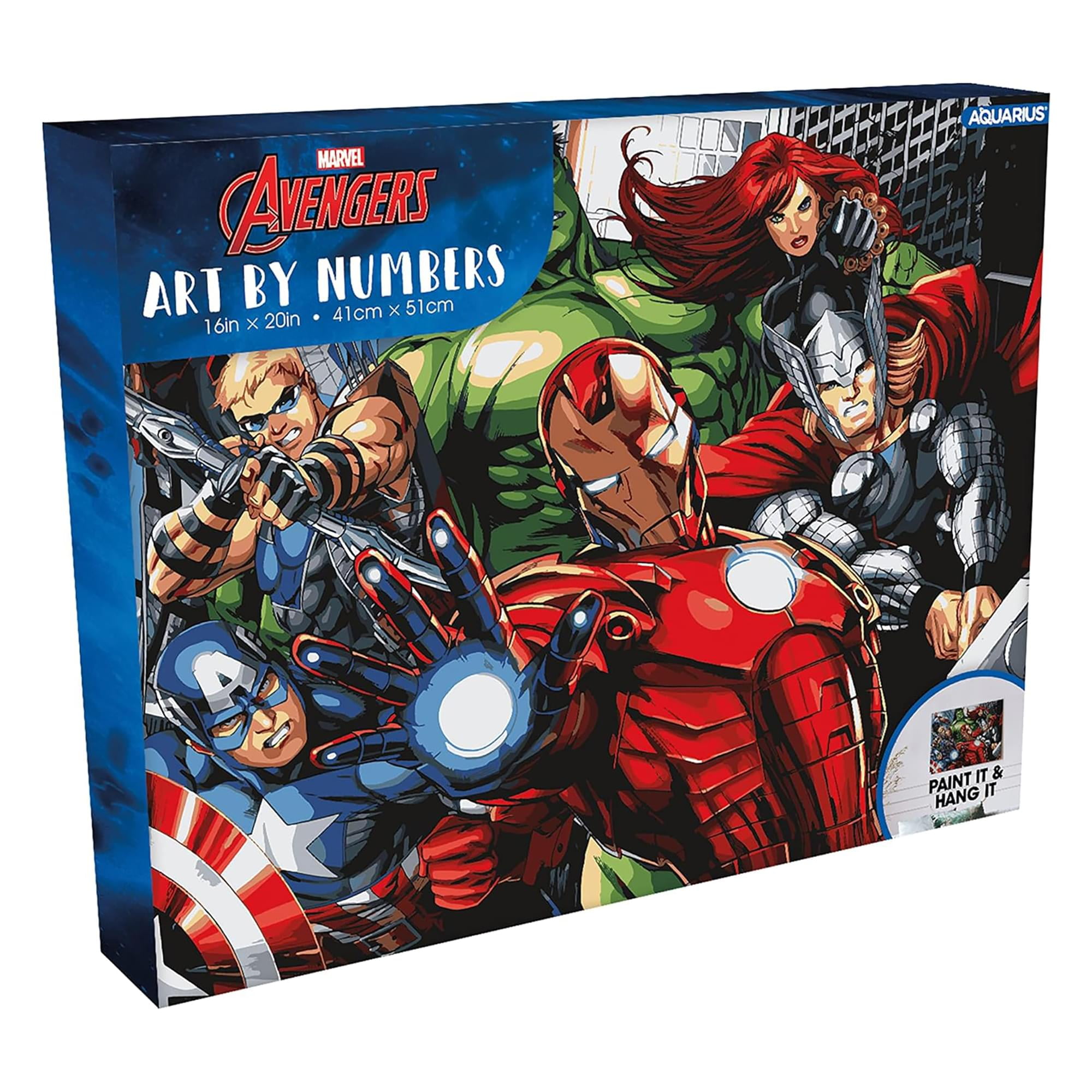 Marvel Avengers Assemble Art by Numbers - Walmart.com