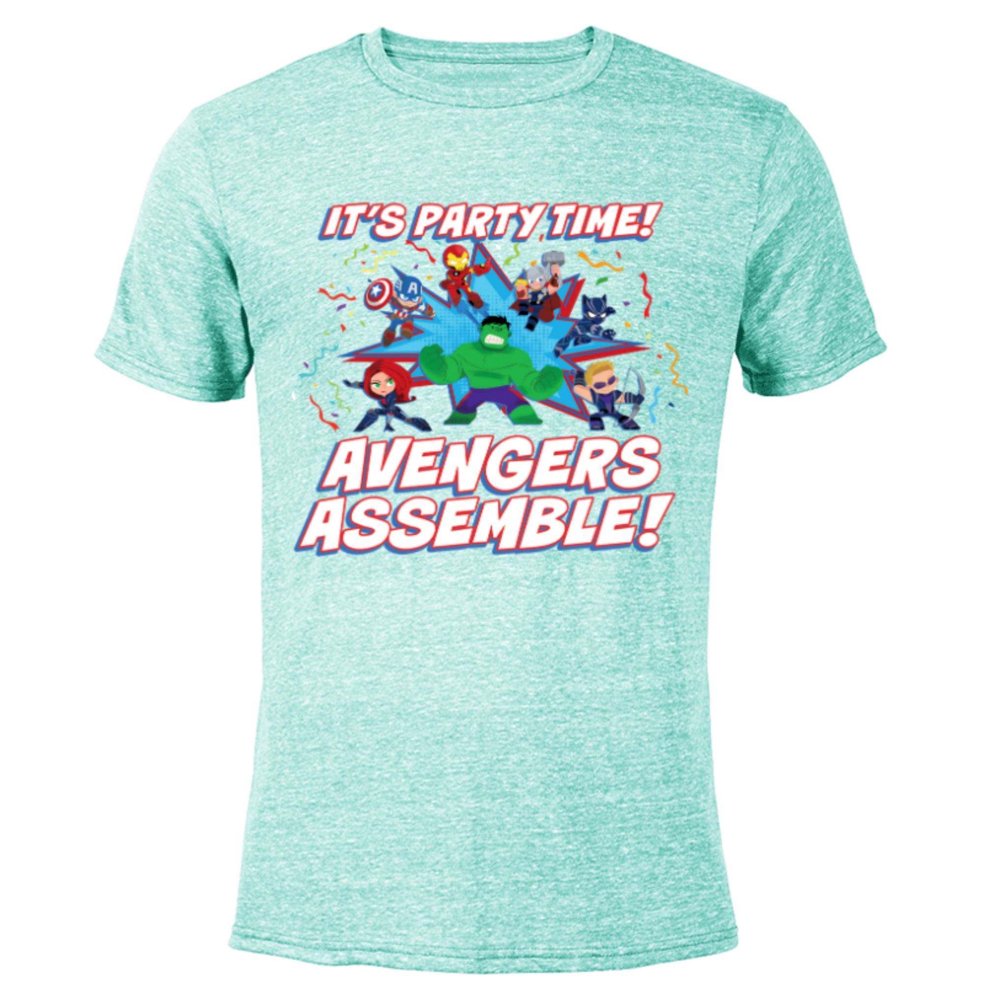 Marvel Avengers Assemble It’s Party Time Toony Birthday - Short Sleeve ...