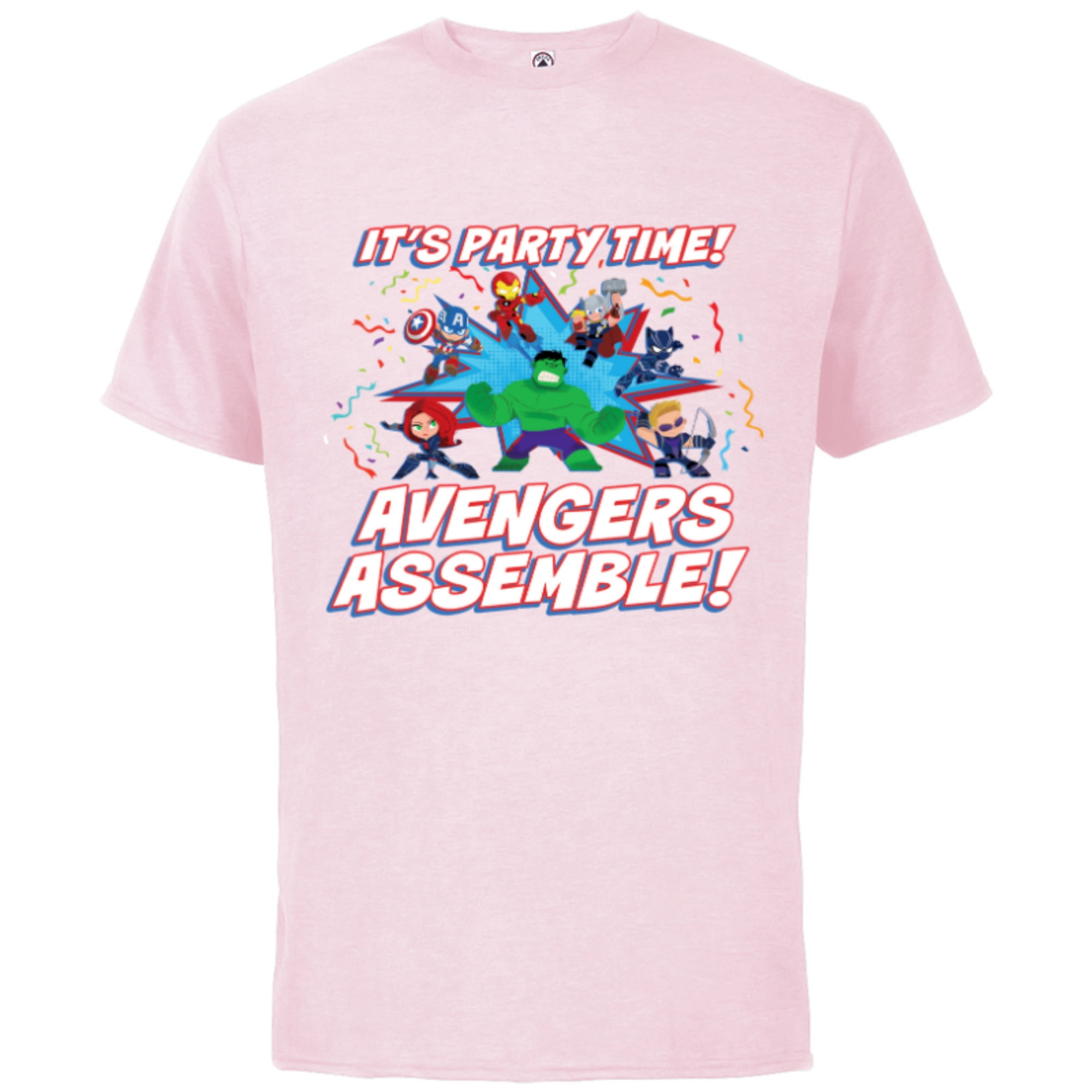Marvel Avengers Assemble It’s Party Time Toony Birthday - Short Sleeve ...