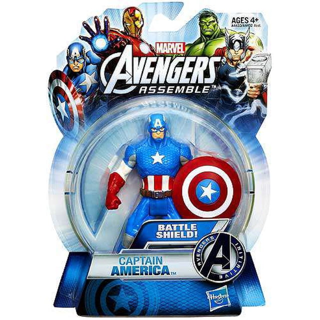 Marvel Avengers Avengers Assemble Captain America Action Figure (Battle ...