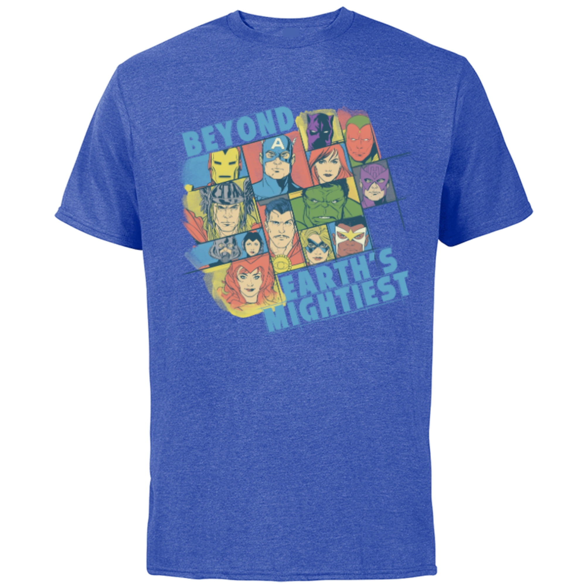 Marvel Avengers Beyond Earth’s Mightiest 60th Retro Faces- Short Sleeve ...