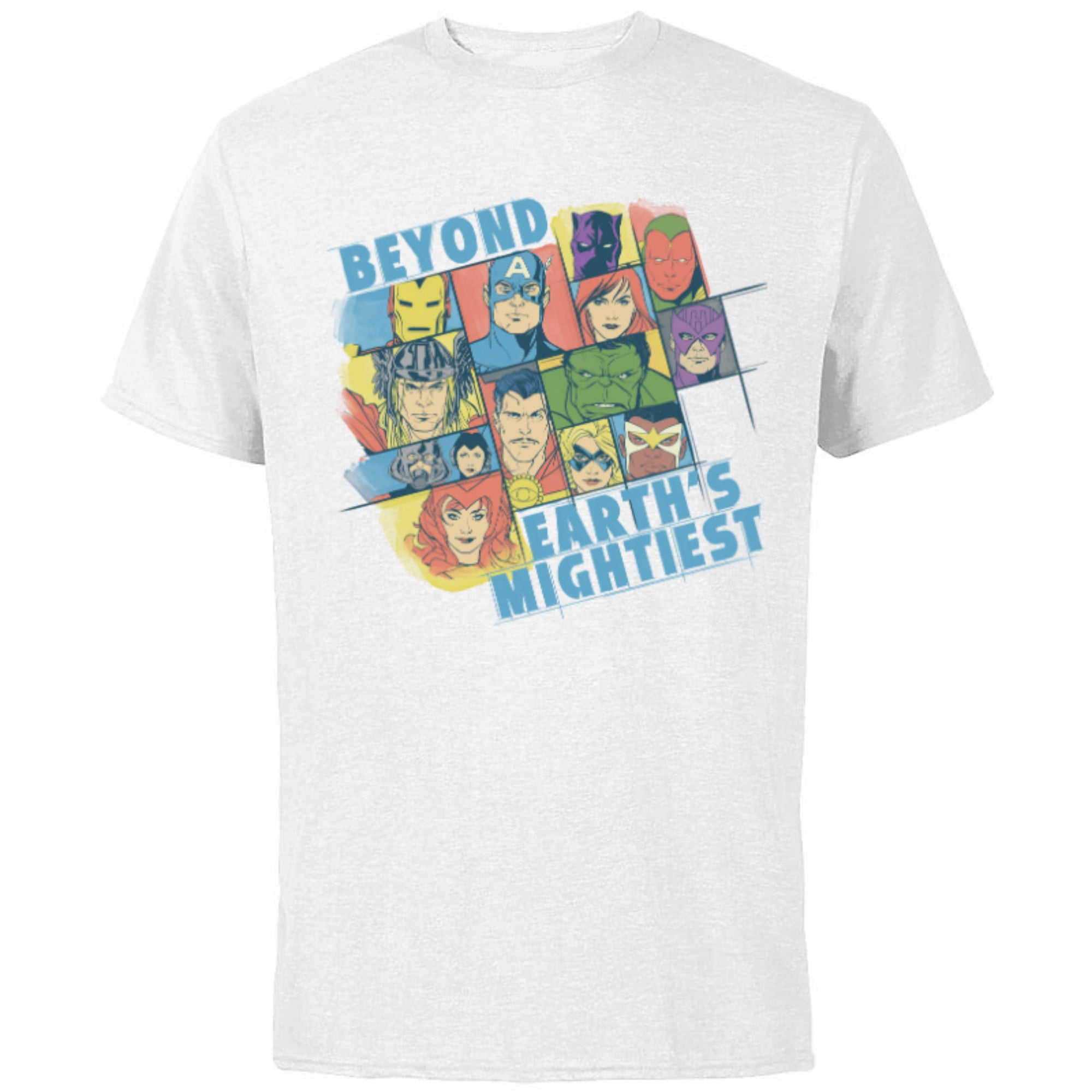 Marvel Avengers Beyond Earth’s Mightiest 60th Retro Faces- Short Sleeve ...