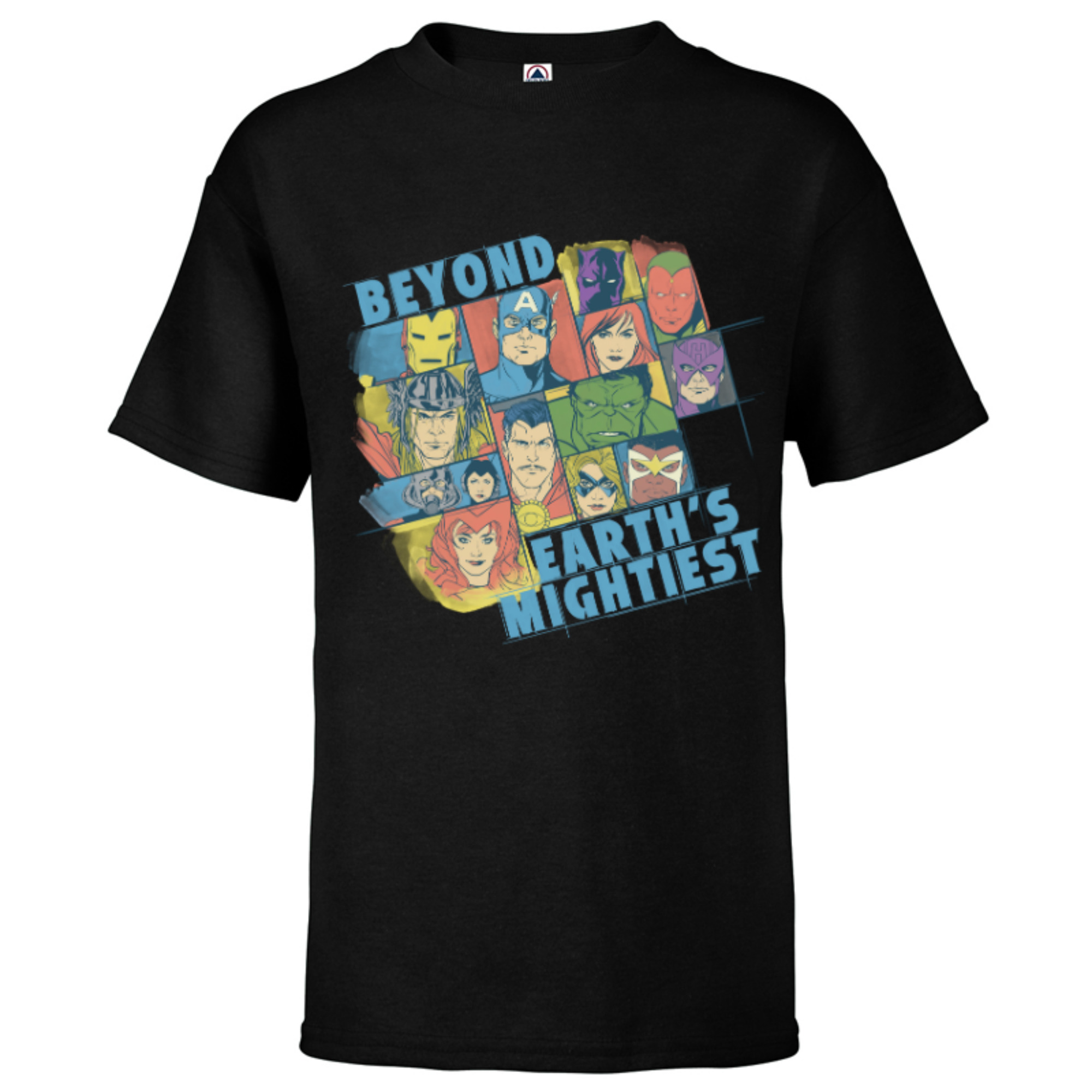 Marvel Avengers Beyond Earth’s Mightiest 60th Retro Faces- Short Sleeve ...