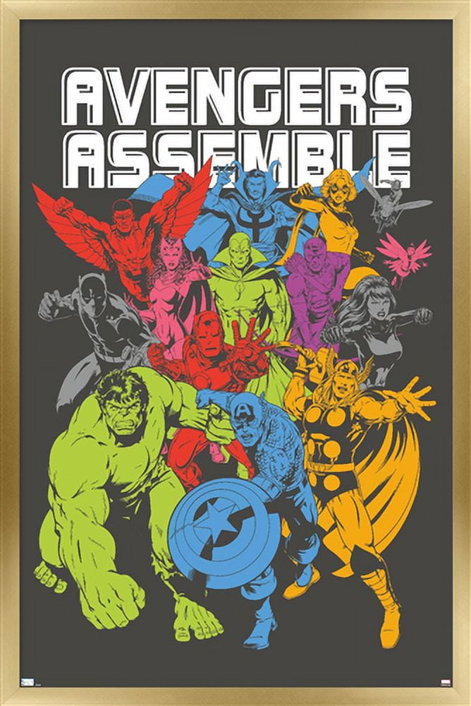 Marvel Avengers: Beyond Earth's Mightiest - Colorization Wall Poster ...