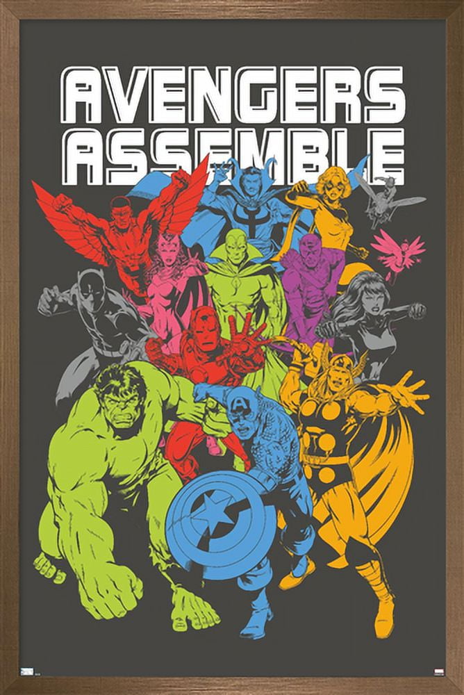 Marvel Avengers: Beyond Earth's Mightiest - Colorization Wall Poster ...