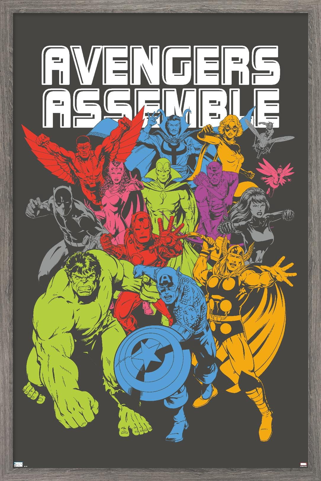 Marvel Avengers: Beyond Earth's Mightiest - Colorization Wall Poster ...