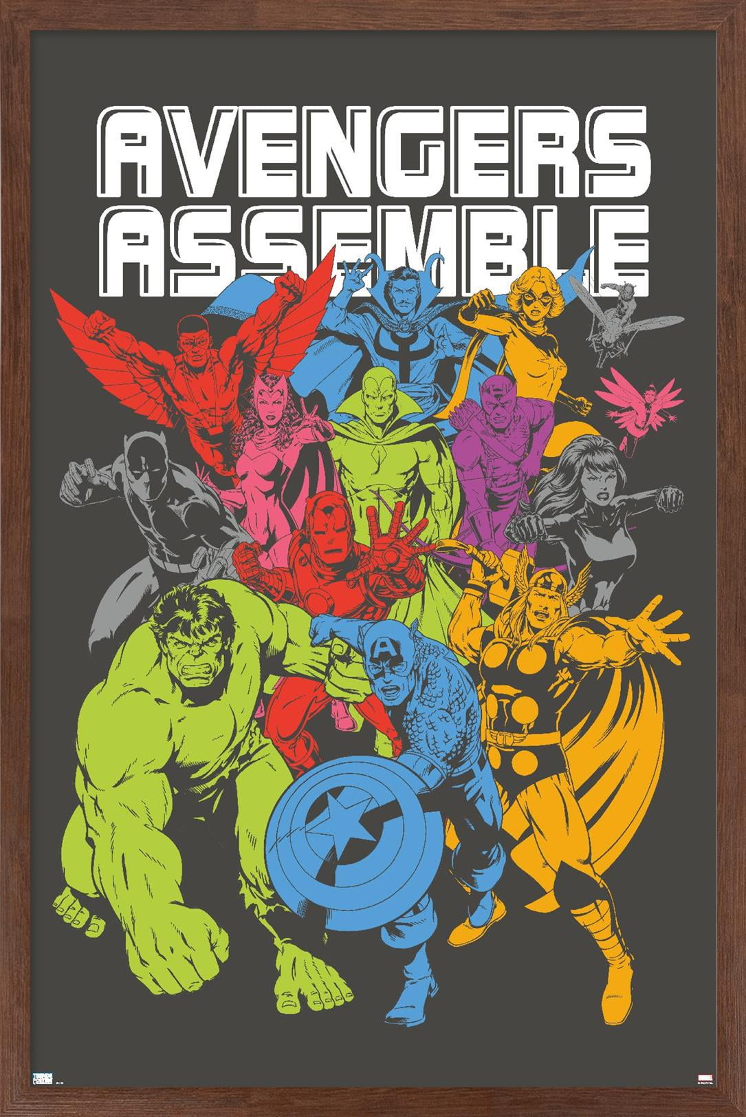 Marvel Avengers: Beyond Earth's Mightiest - Colorization Wall Poster ...