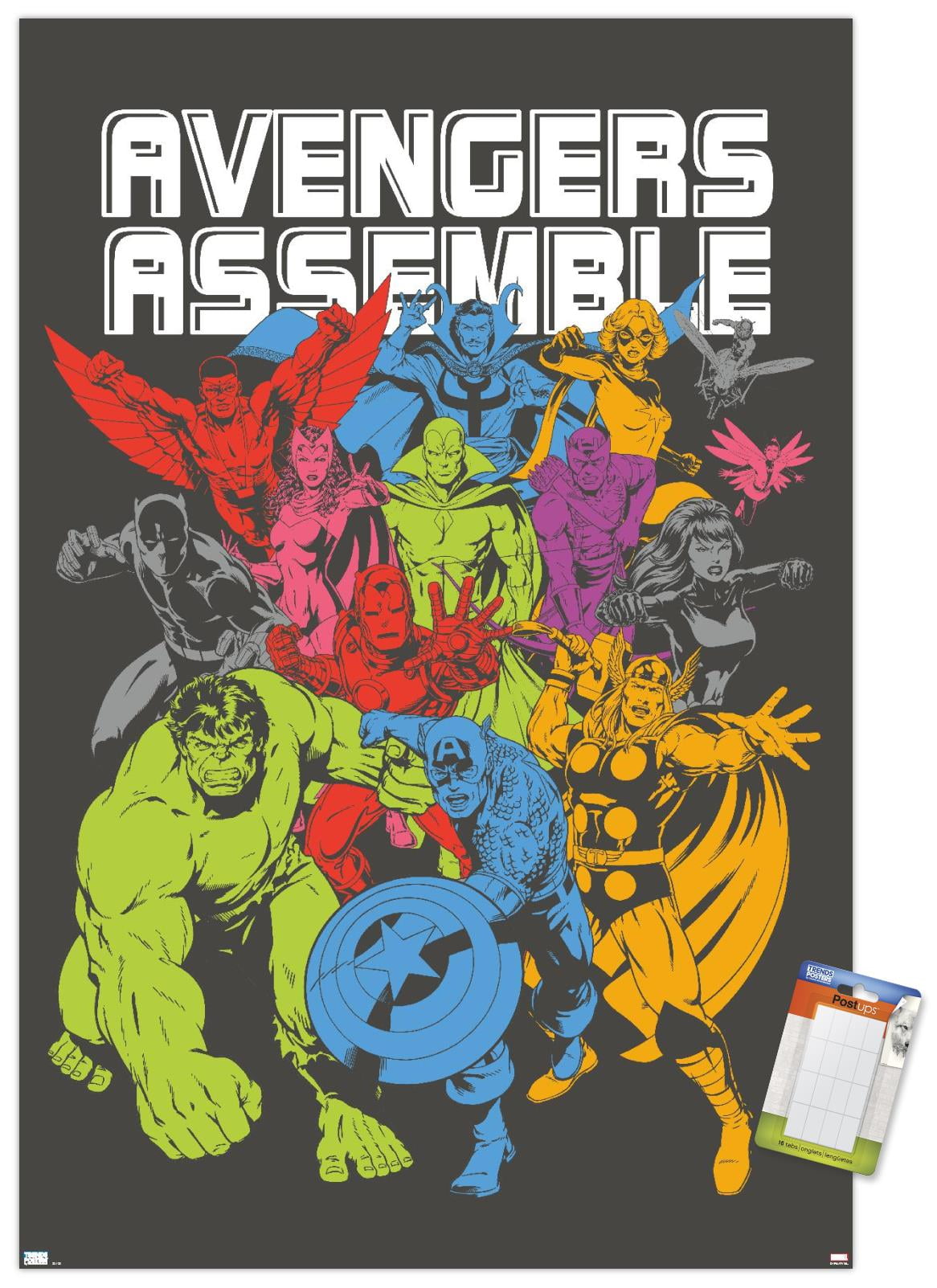 Marvel Avengers: Beyond Earth's Mightiest - Colorization Wall Poster ...