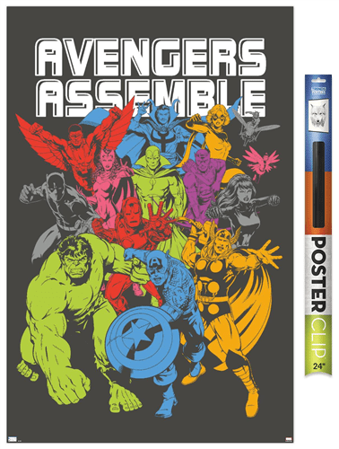 Marvel Avengers: Beyond Earth's Mightiest - Colorization Wall Poster ...
