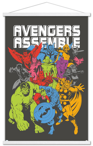 Marvel Avengers: Beyond Earth's Mightiest - Colorization Wall Poster ...