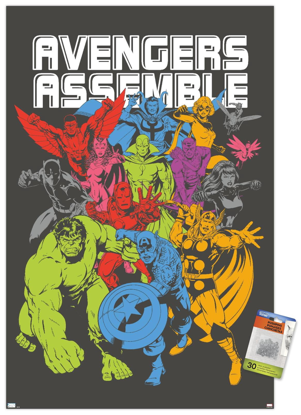 Marvel Avengers: Beyond Earth's Mightiest - Colorization Wall Poster ...