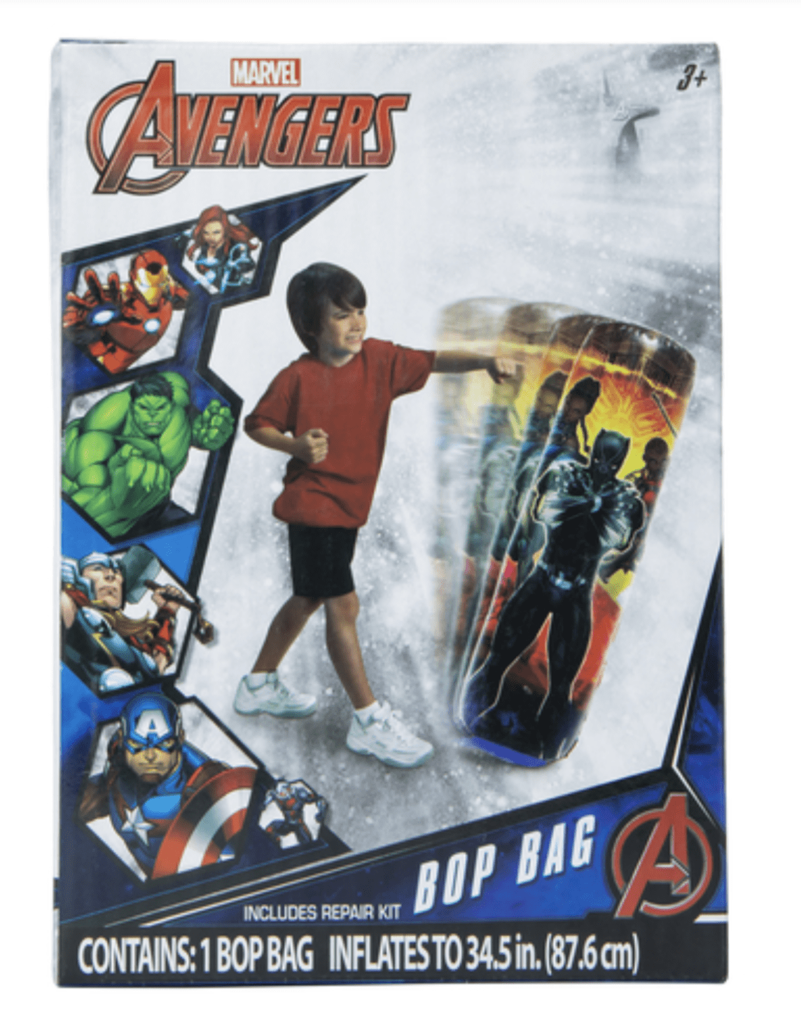 What Kids Want! Marvel Avengers Super Heroes Black Panther Punching ...