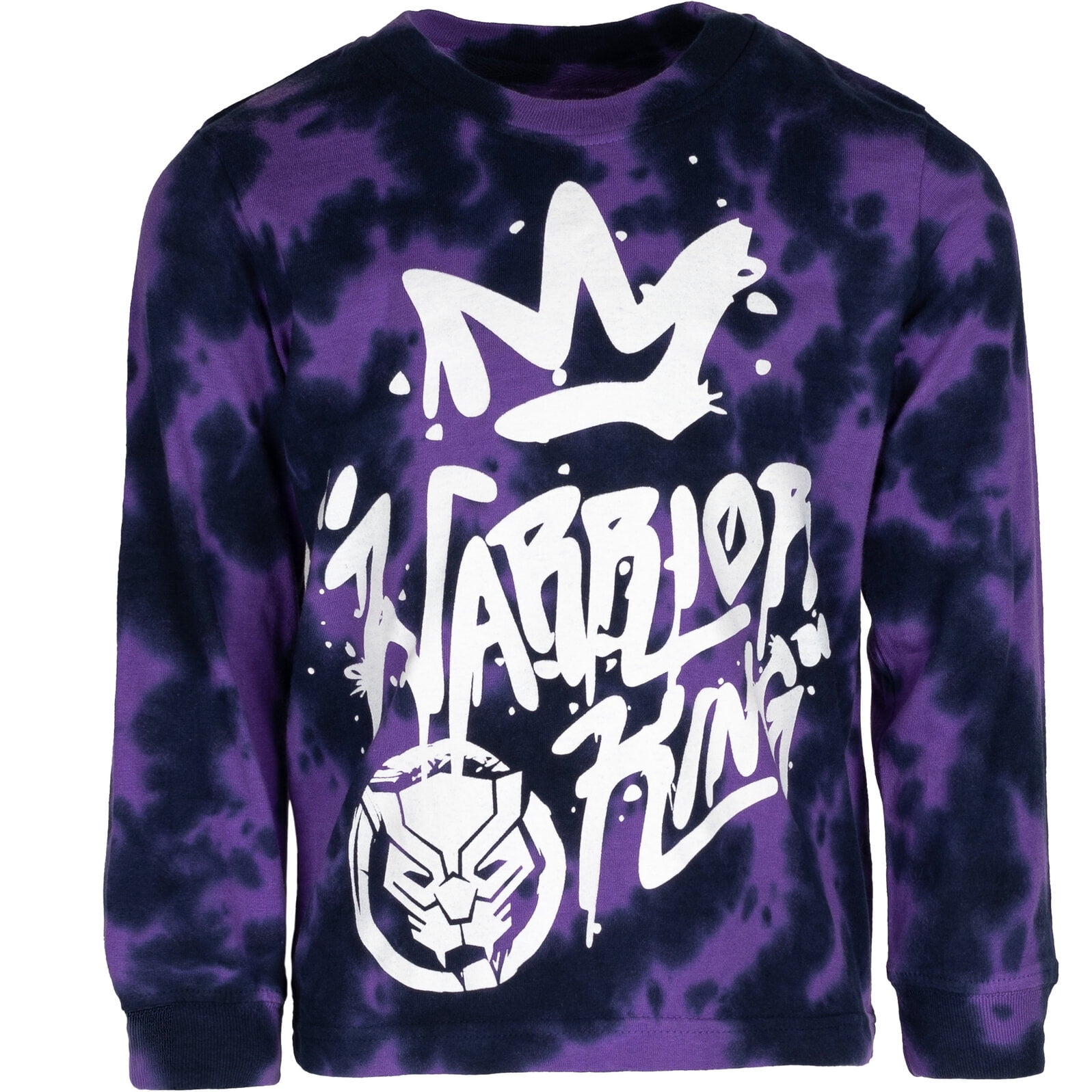 Marvel Avengers Black Panther Little Boys Long Sleeve T-Shirt Little ...