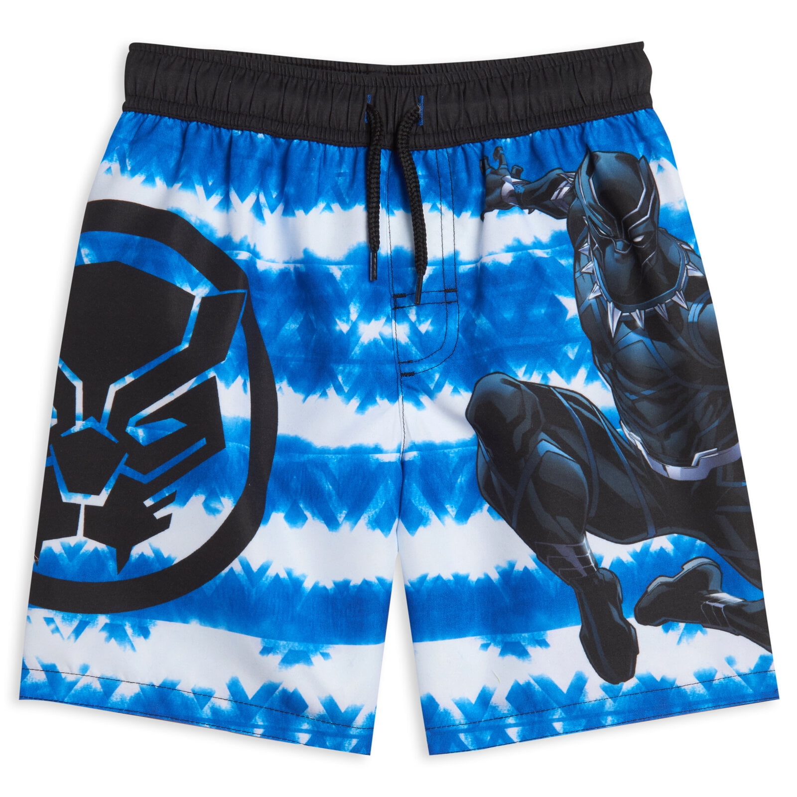 Marvel Avengers Black Panther Little Boys Swim Trunks Bathing Suit Blue ...