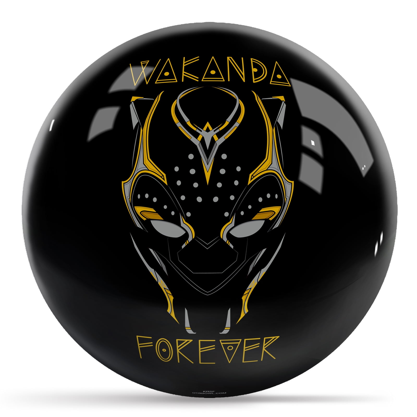 Marvel - Avengers - Black Panther Wakanda Forever 12lb Bowling Ball ...