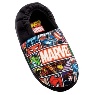 Marvel Avengers Boy's Toddler Plush Slippers - Superhero Kids House ...
