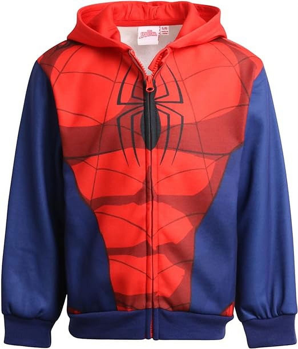 Marvel Boys' Avengers Sweatshirt - Spider-Man, Venom & Hulk Full Zip Up ...