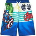 Marvel Avengers Toddler Boys' Spiderman Swimwear Bathing Suit – Captain ...
