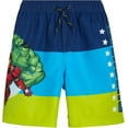 Marvel Avengers Boys’ Swim Trunks – Captain America, Iron Man, Hulk ...