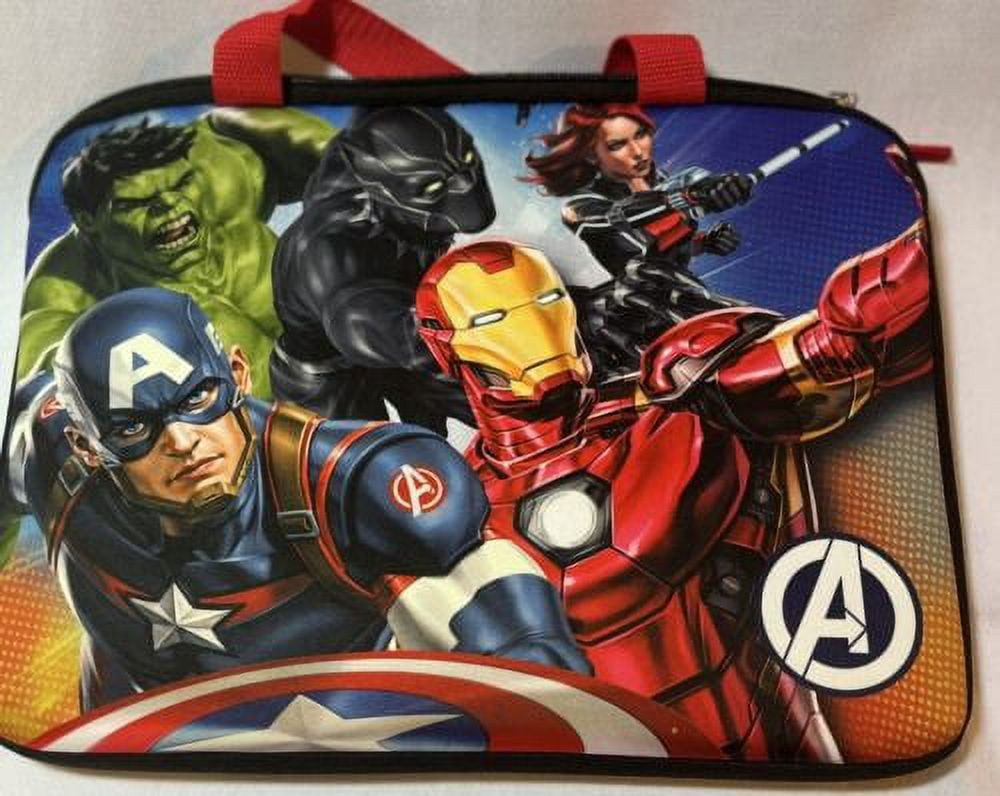 Marvel Avengers Boys Tech Laptop Tablet Carrying Case 13 In Zip Closure ...