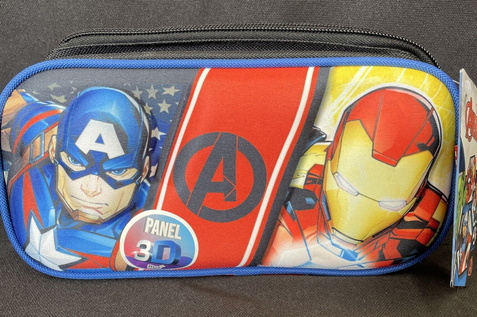 Marvel Avengers Captain America Iron Man Pencil Case - Walmart.com