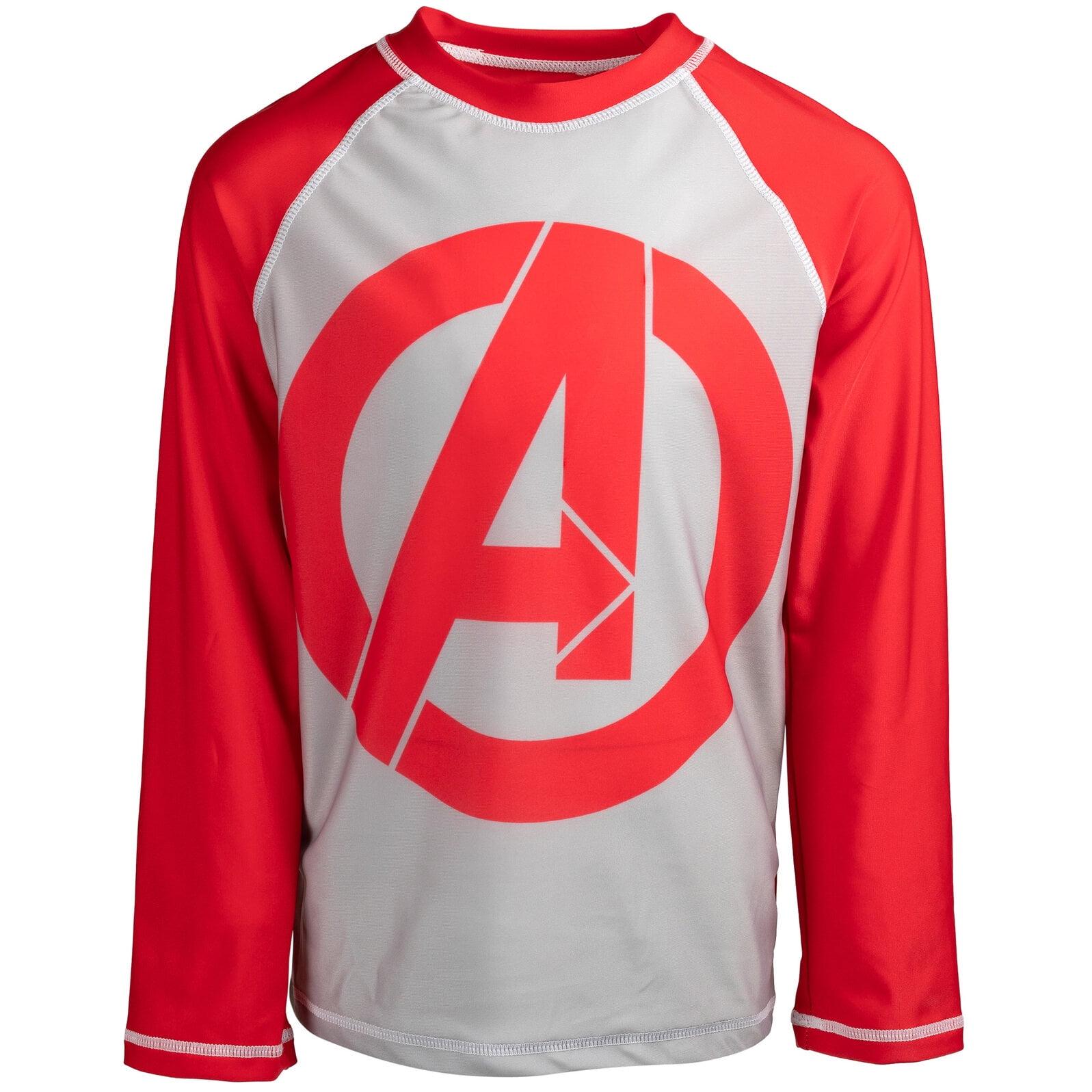 Marvel Avengers Captain America Little Boys Rash Guard Toddler to Big ...