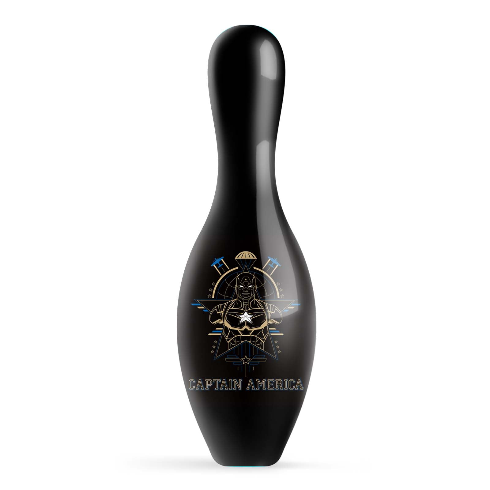 Marvel Avengers Captain America Logos Official Size and Weight Bowling ...