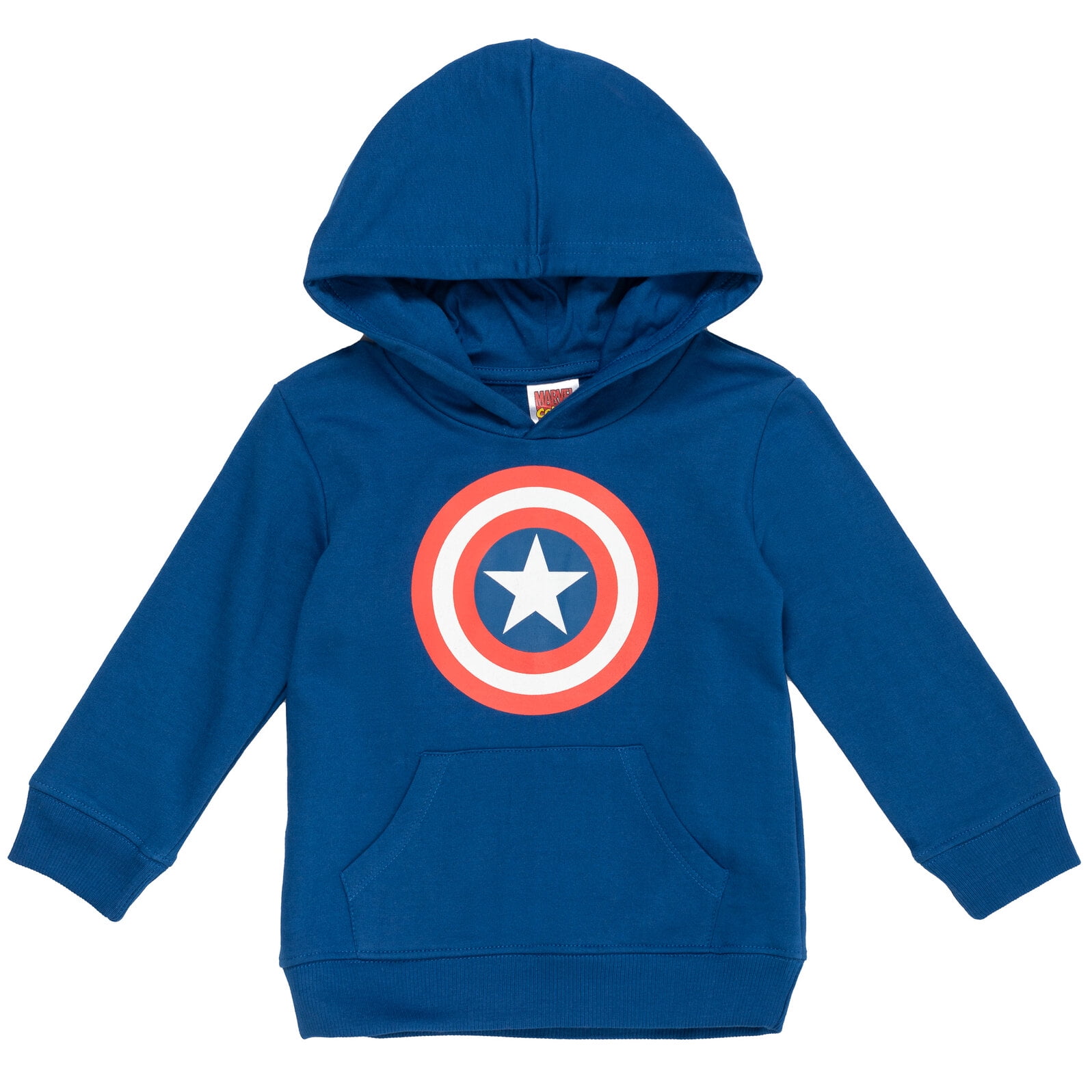 Marvel Avengers Captain America Toddler Boys Fleece Pullover Hoodie ...